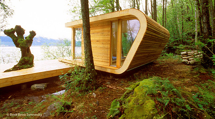 Cabanes diverses et insolites: flottantes, cabanes en pierre, bois